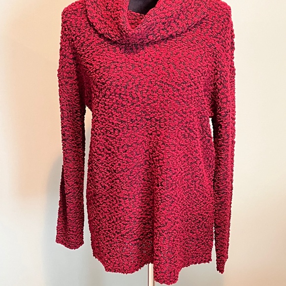 Jessica Simpson | Sweaters | Nwt Jessica Simpson Redblack Cowl Neck ...